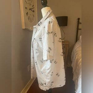 West Forty Nine | Shirts | West Forty Nine Casual White Graphic Button ...